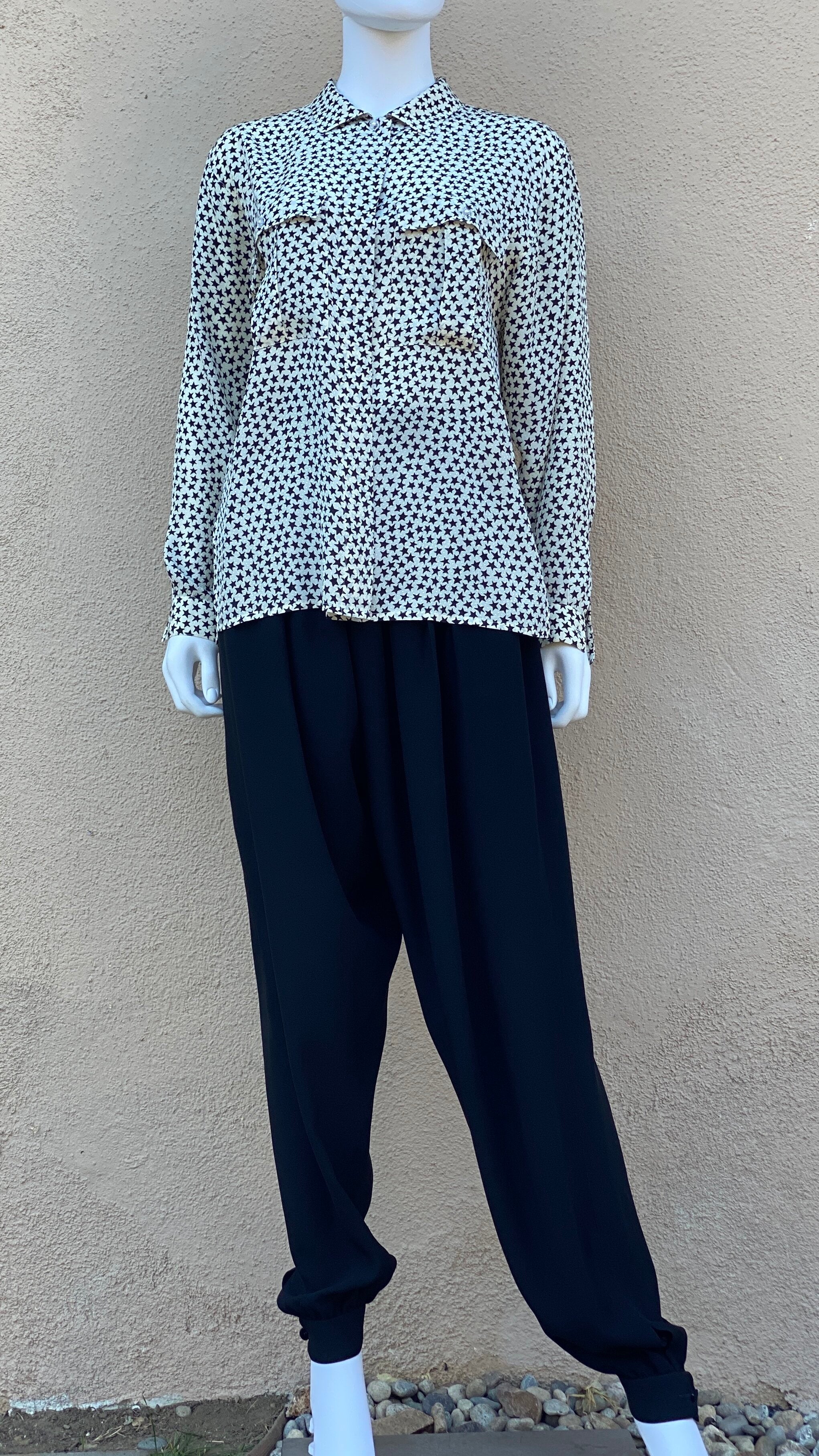 Alan Austin Silk Blouse – Via Davia Vintage