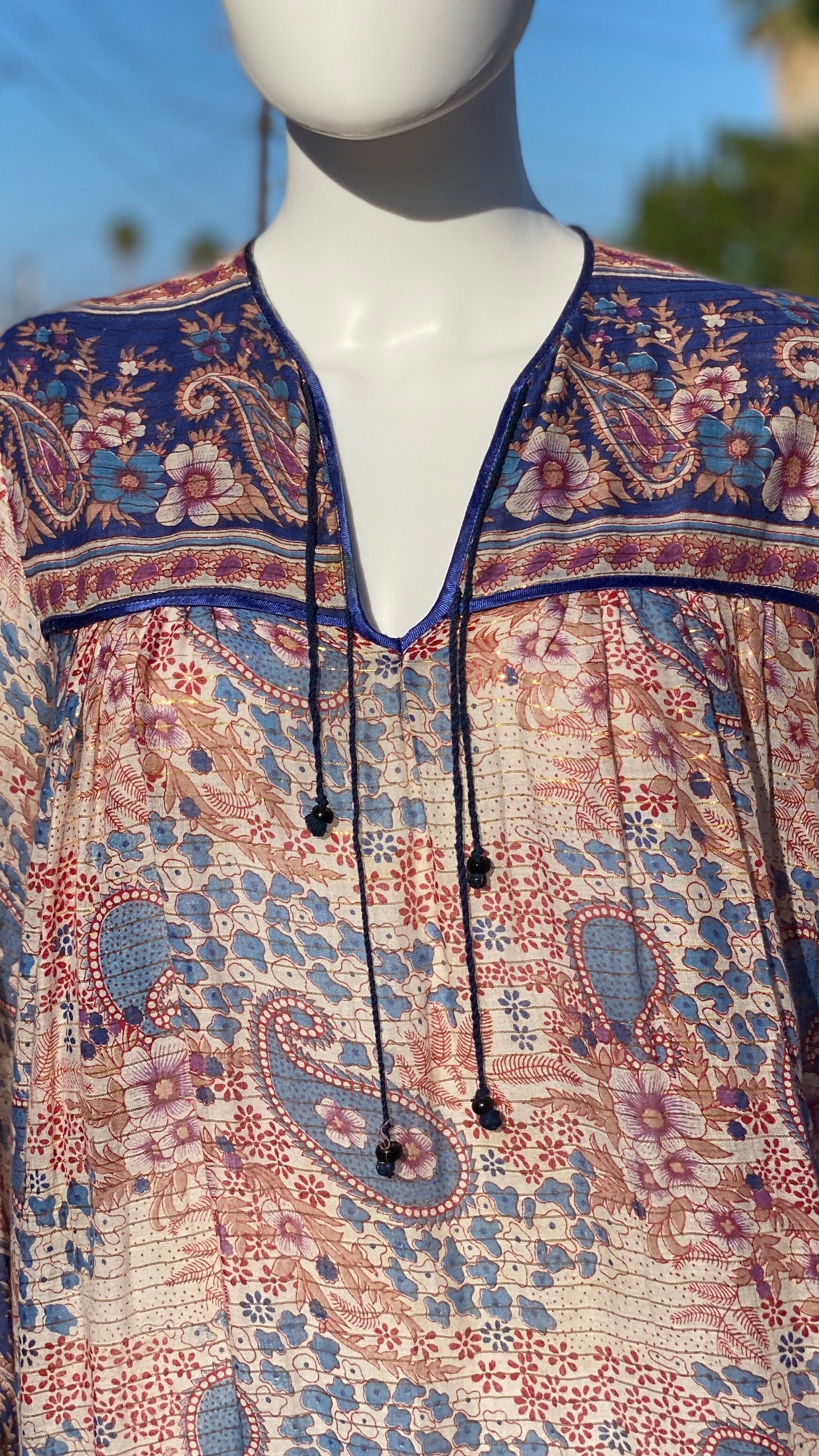 Indian Dress – Via Davia Vintage