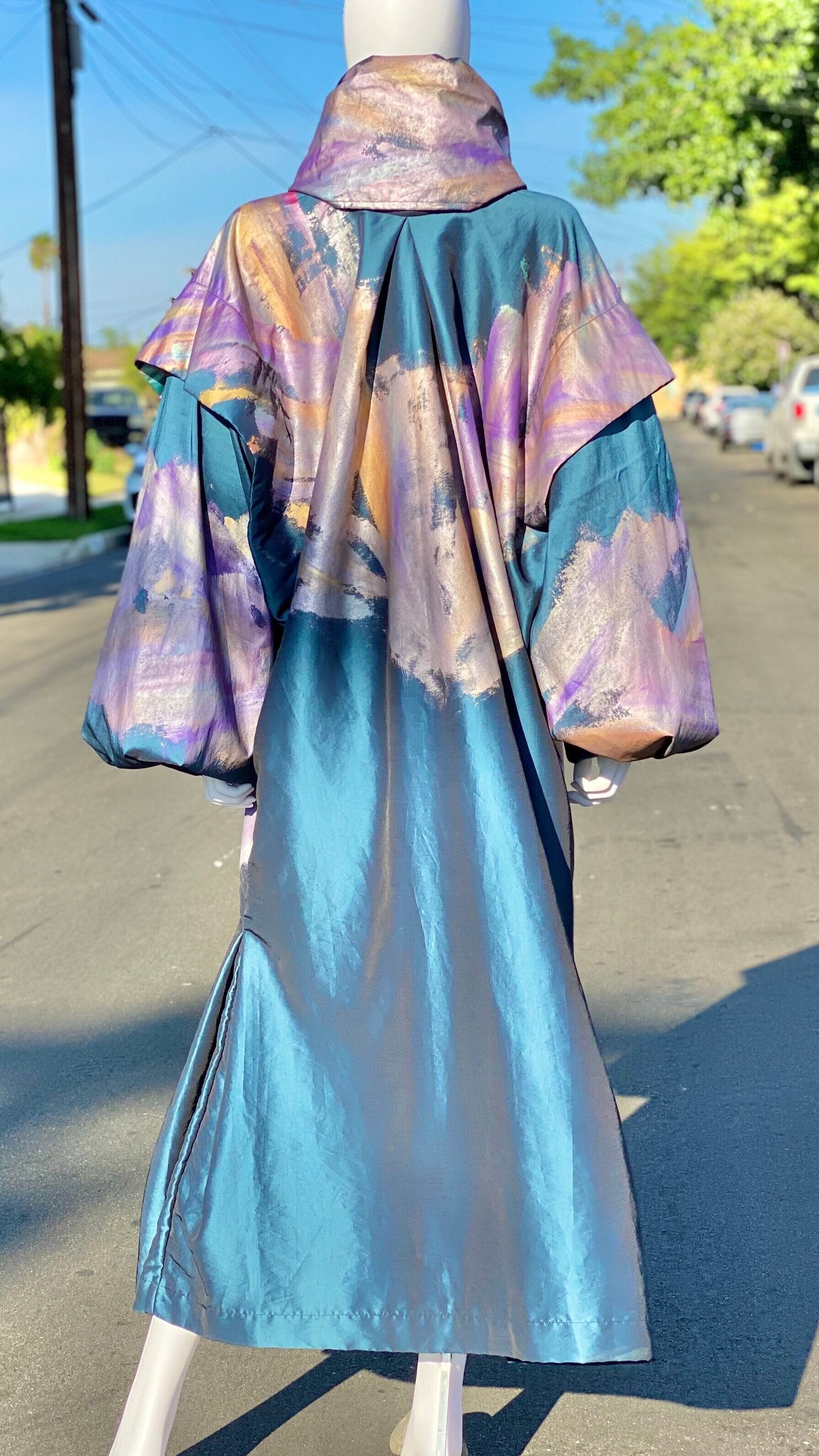80s Hand Painted Coat – Via Davia Vintage